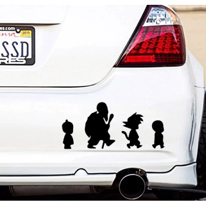 Funny Sticker Car Rear Bumper Sticker Set | Shopee Philippines