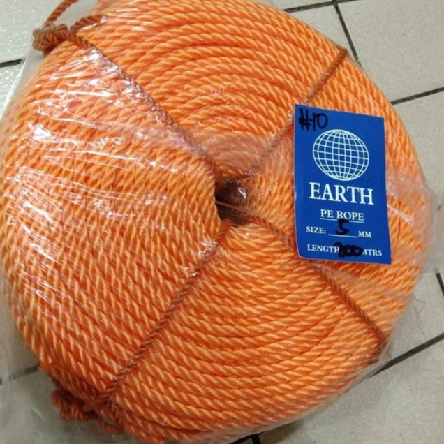 Nylon rope or pisi #10 5mm 200meters per roll good quality | Shopee ...