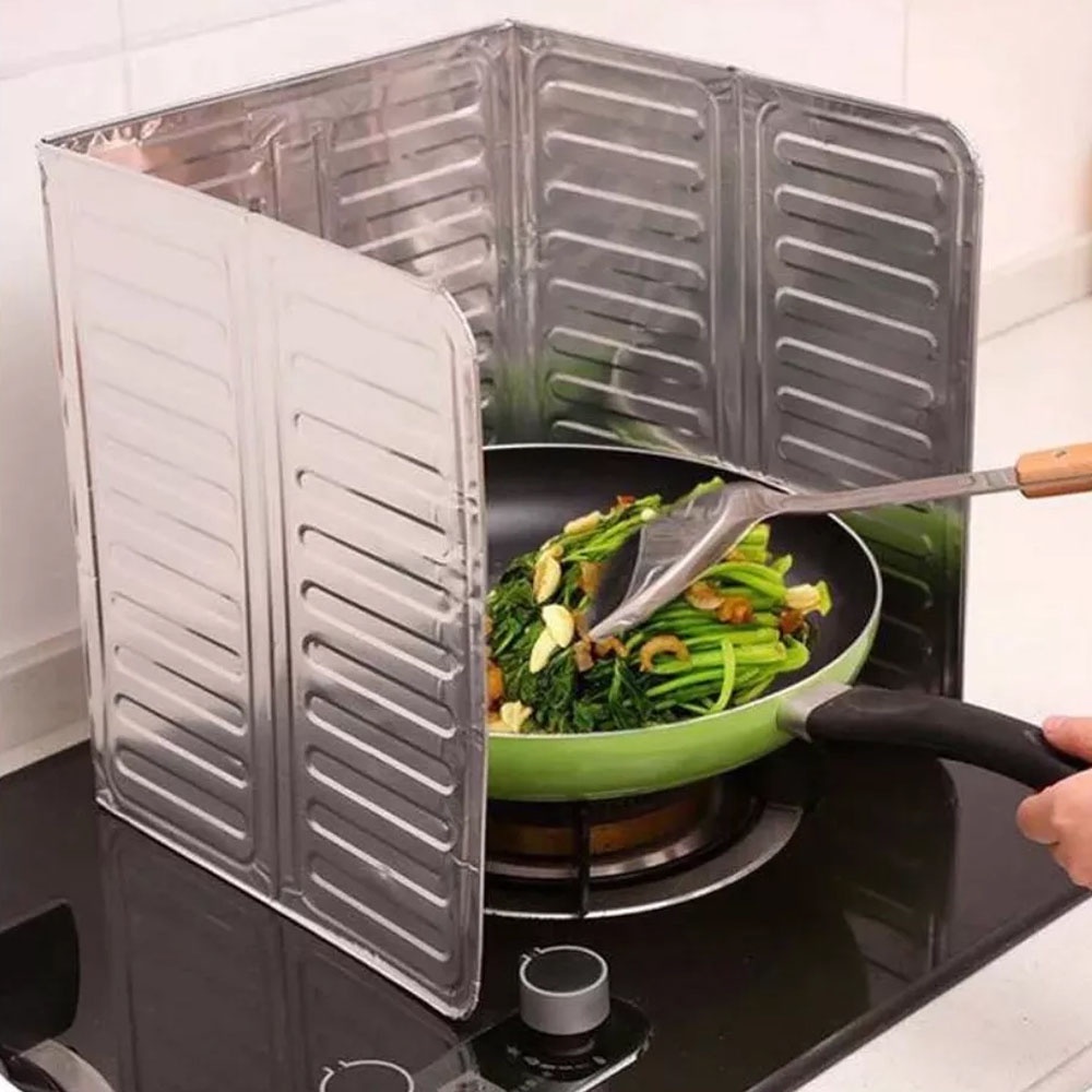 Aluminum Foil Grease Baffle For Gas Cooker kitchen Stir-Fry Cooker Anti ...