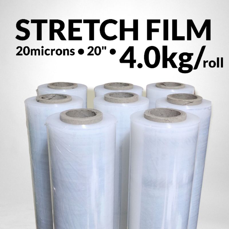 STRETCH FILM 20Inches - 4KG/ROLL | Shopee Philippines