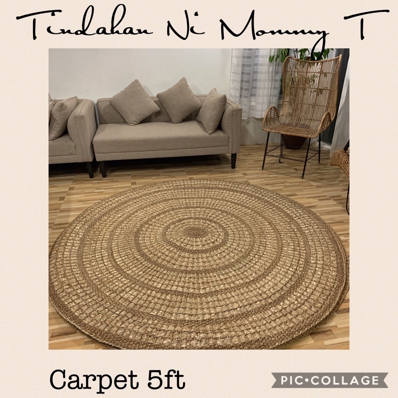 Native Round Pandan Carpet 60 inches | Shopee Philippines