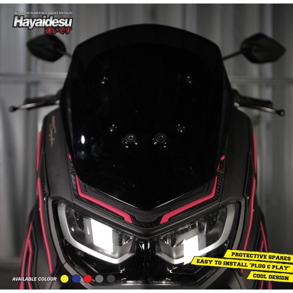 All New NMAX 2020 - 2022 Front Shield Cover Front Shield Variation Body ...