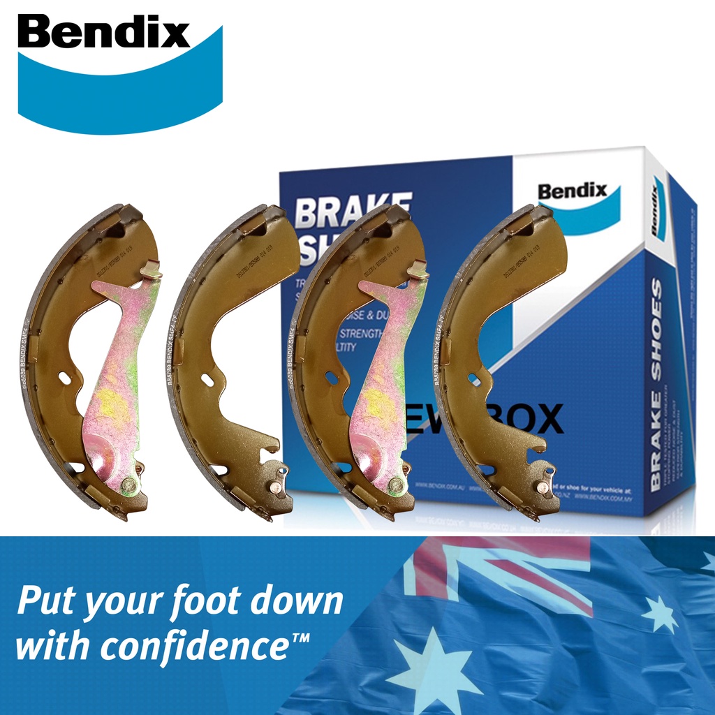 Bendix Brake Shoe DS12301/BS5089 Set for Hyundai Starex 1997-2003 ...