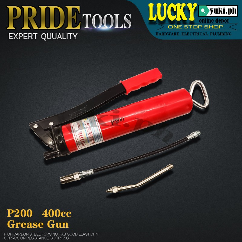 PRIDE P200 HEAVY DUTY GREASE GUN 400CC | Shopee Philippines