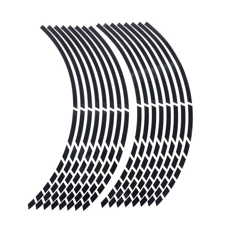 [Ready Stock] 8 Colors Options 16 Strips Wheel Sticker Reflective ...