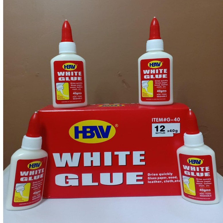12pcs/box HBW White Glue | Shopee Philippines