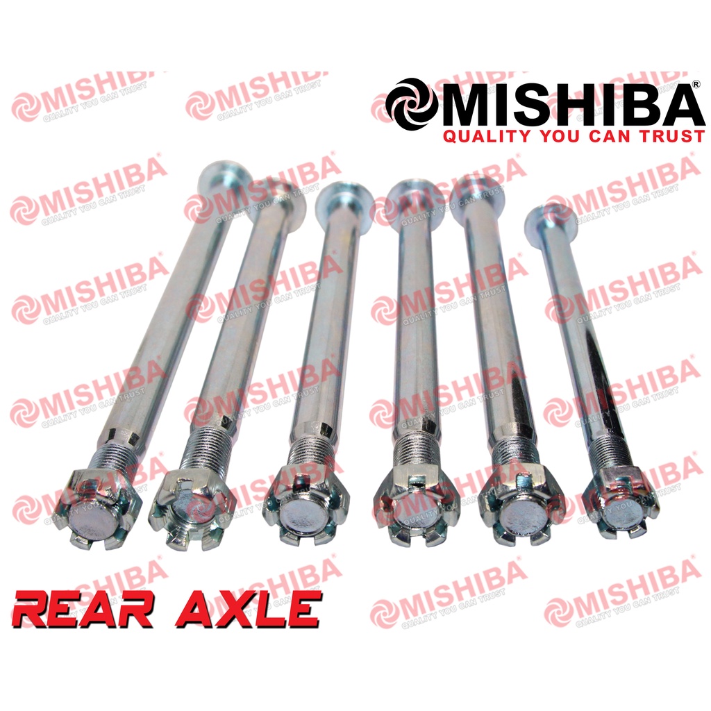 Mishiba Rear Axle Original Type For Smash,Lfm,Xrm,Fury,Wave,Shogun,Hd3 ...