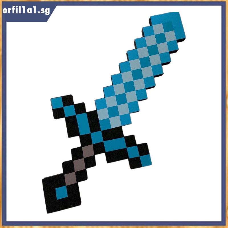 Minecraft Foam Sword Roleplay Battle Toy Life-sized Minecraft Pixel ...