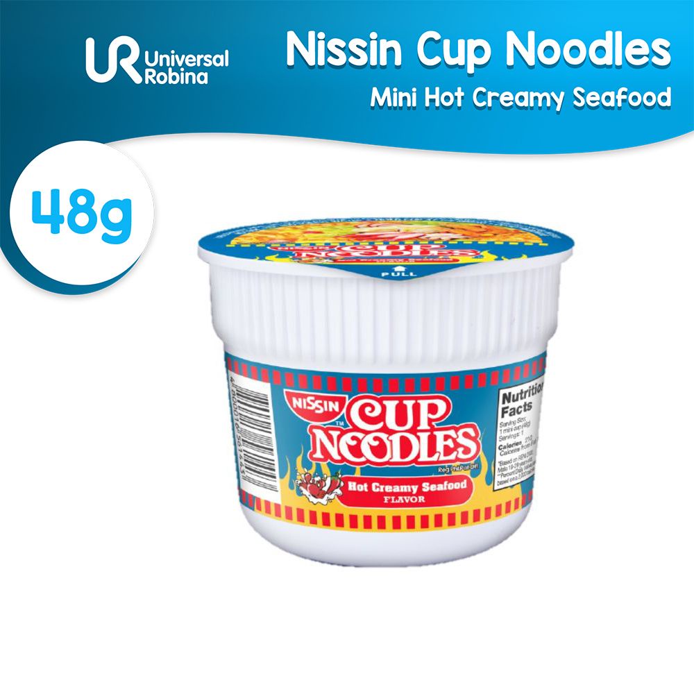 Nissin Cup Noodles Mini Hot Creamy Seafood (48g) | Shopee Philippines