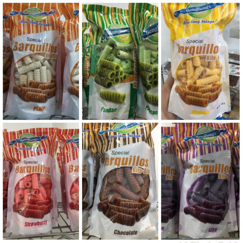 BARQUILLOS BITE-SIZE 100g, BONGBONGS FINEST DELICACIES | Shopee Philippines
