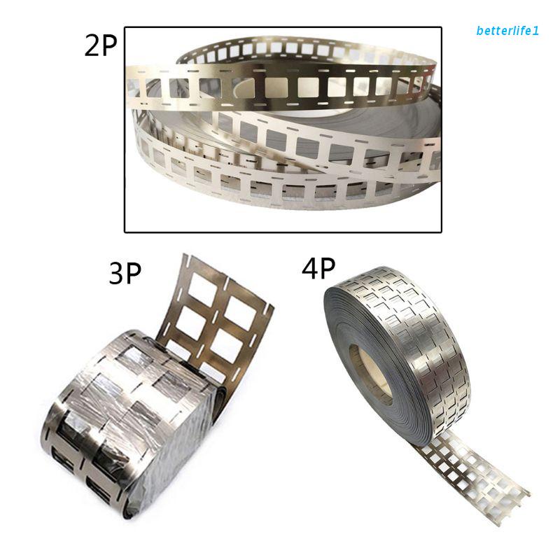 BTM 1m 2/3/4P Pure Nickel Plated Steel Strip Sheet 0.15mm Thickness for ...