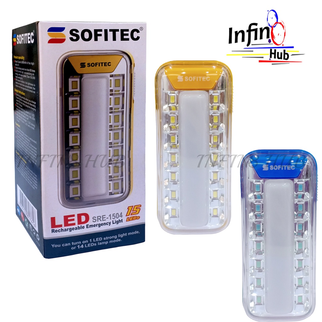 Emergency Rechargeable Mini Portable Light 15' LEDs Rechargaeble Lights ...