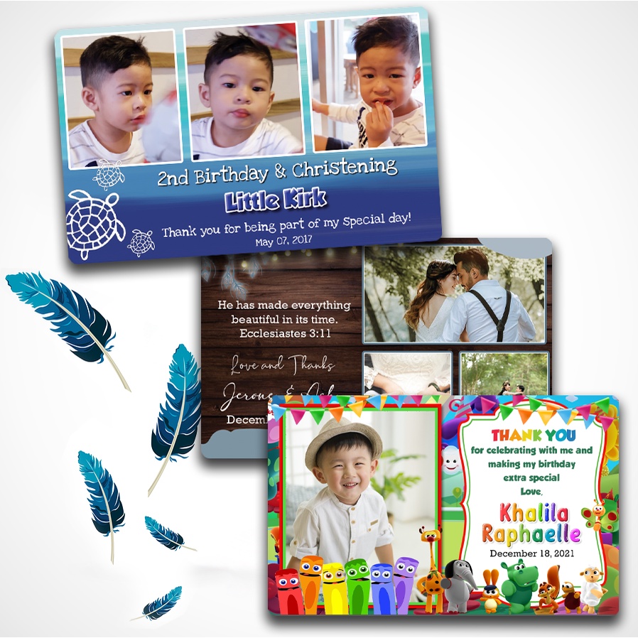 Ref Magnet Souvenir Free Layout Birthday Wedding Debut Christening ...