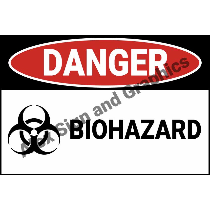 Danger: Biohazard PVC Signage - A4 Size (7.5 x 11.25 inches) | Shopee ...