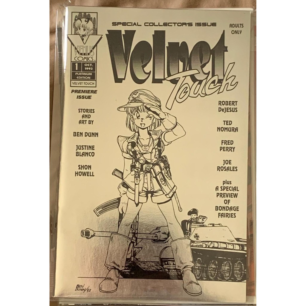 Venus Comics: 1994 - Velvet Touch #1 - Platinum Edition - Manga | Shopee Philippines