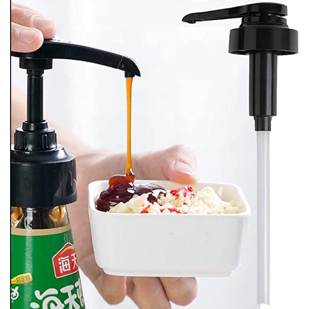 Syrup Bottle Nozzle Oyster Sauce Pump Head pressurized nozzle Ketchup Squeeze Pump Head | Shopee ...