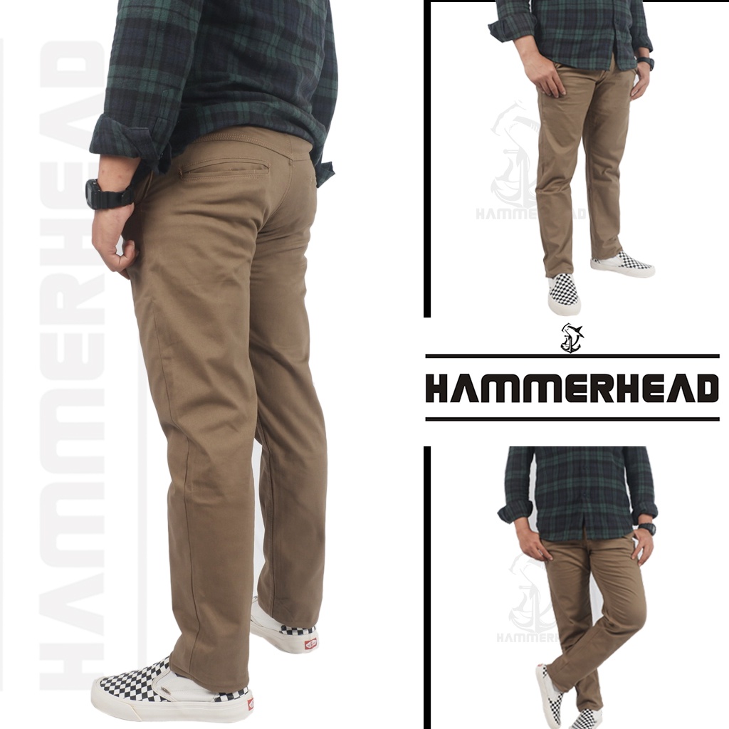 Hammerhead Long Chino Pants Brown Color | Shopee Philippines