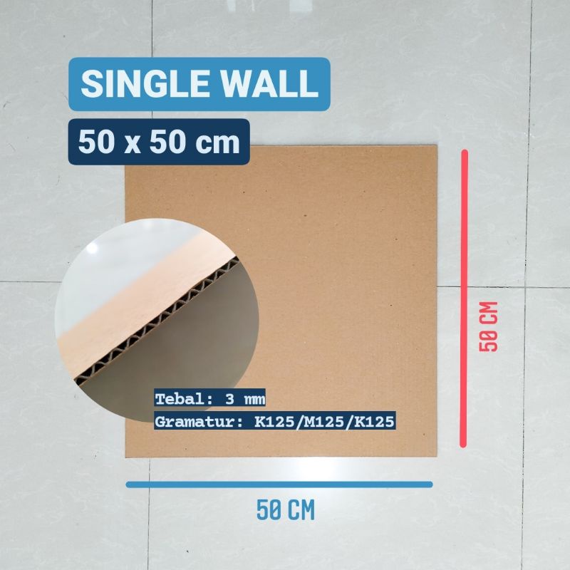 Single wall cardboard sheet 50 x 50 cm, 3mm thick, sheet packing box ...