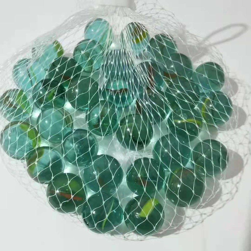 30pcs Opaque Cat's Eye Glass Marble Game Marbles Jolens Holen Aquarium ...