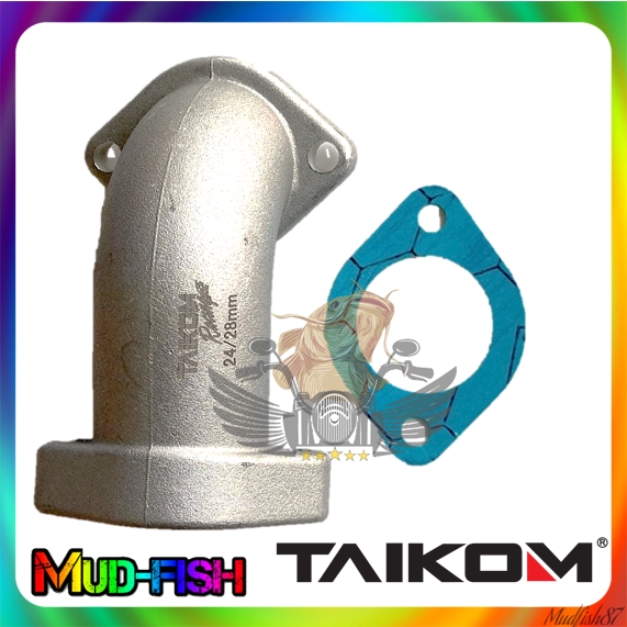 RACING INTAKE PIPE FOR EX5 DREAM, WAVE125 24MM / 28MM (TAIKOM) | Shopee ...