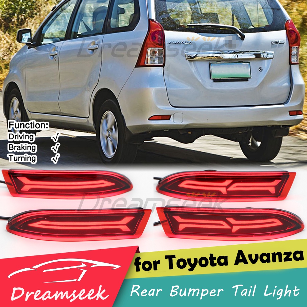 LED Reflector Rear Bumper Tail Light for Toyota Avanza 2012-2021 ...