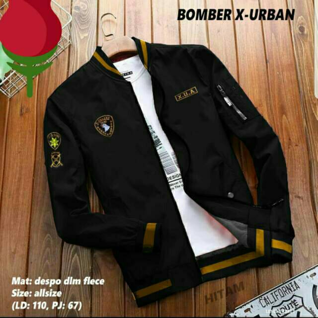 Men's bomber Jacket / x-urban Xua bomber Jacket | Shopee Philippines