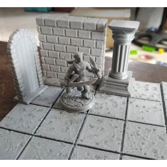 Basic Dungeon Tiles For D&D table top boardgame 100mm | Shopee Philippines