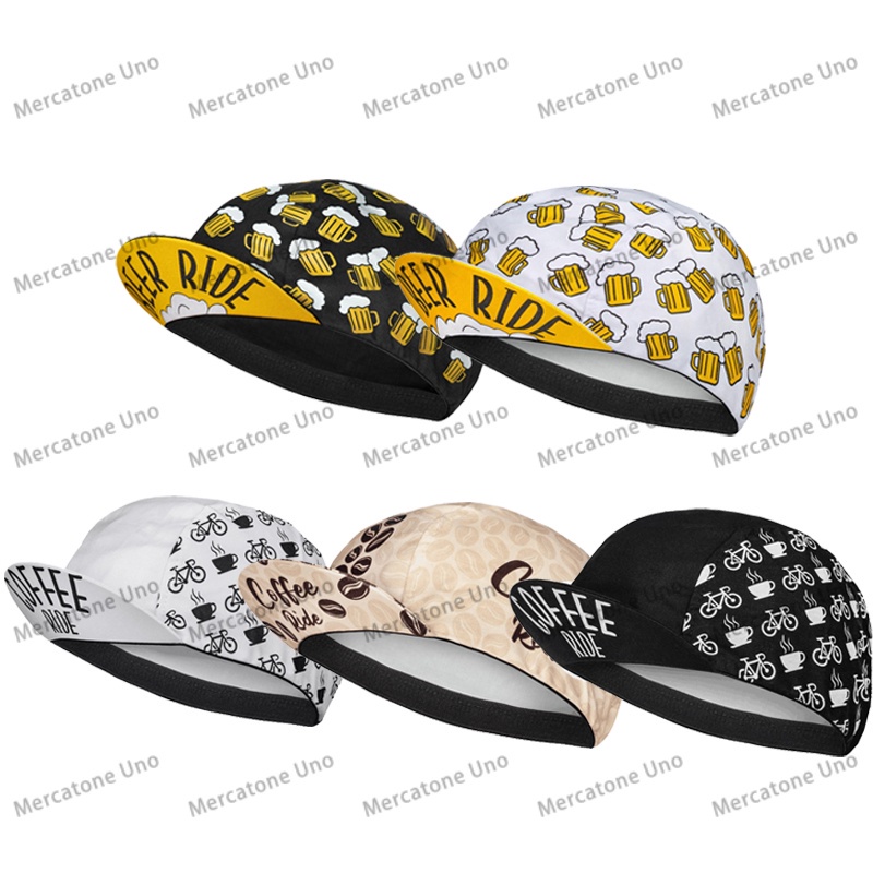 Beer & Coffee Ride Cycling Cap Gorra Ciclismo Men and Women Bike Hats ...