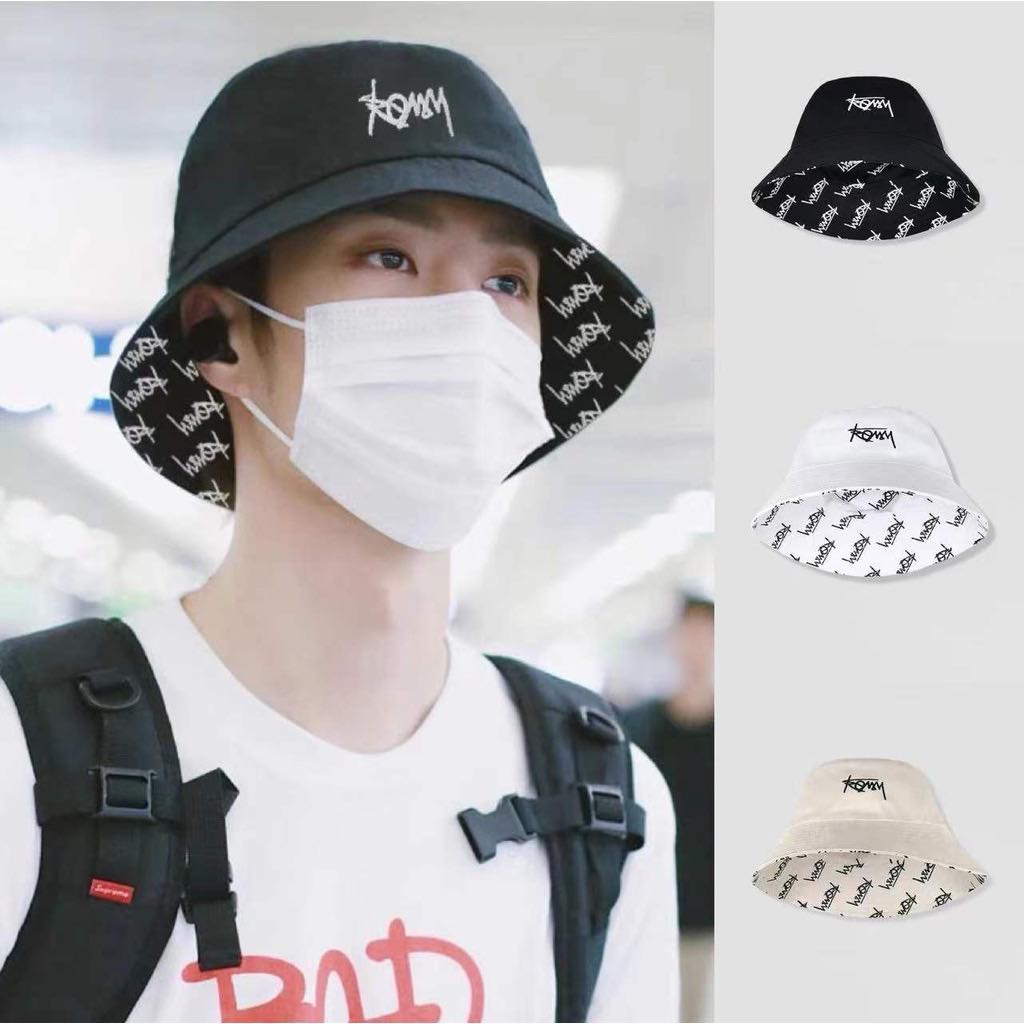 Simple Studio ROMY Double -Sided Hats Fashionable Korean Hats Bucket ...