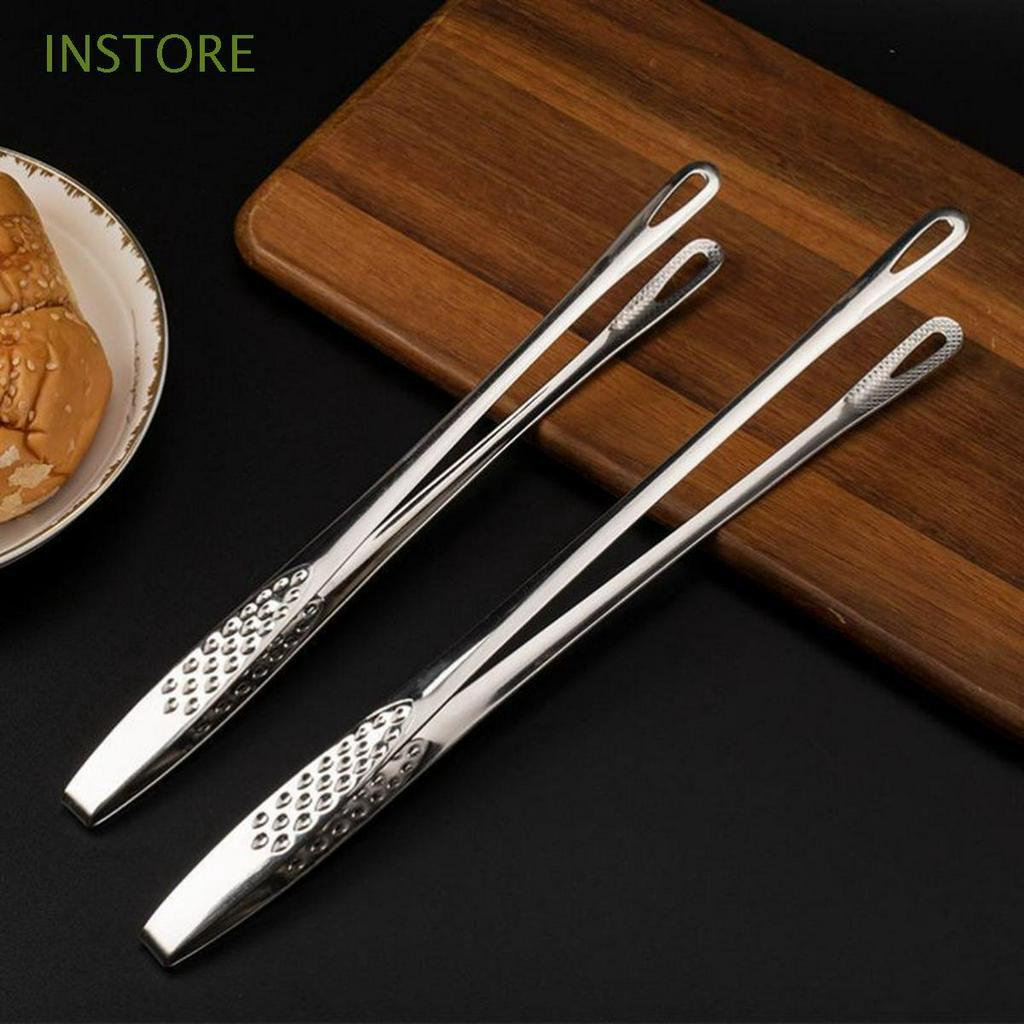 INSTORE Fried Fish Serving Tong Cooking Meat Clipper Food Clamp Long ...