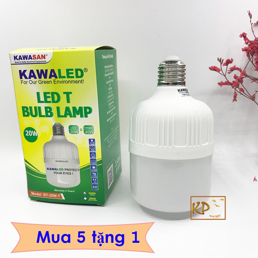 Kawasan premium 20W cylindrical LED Bulb - KawaLED T80-20W | Shopee ...