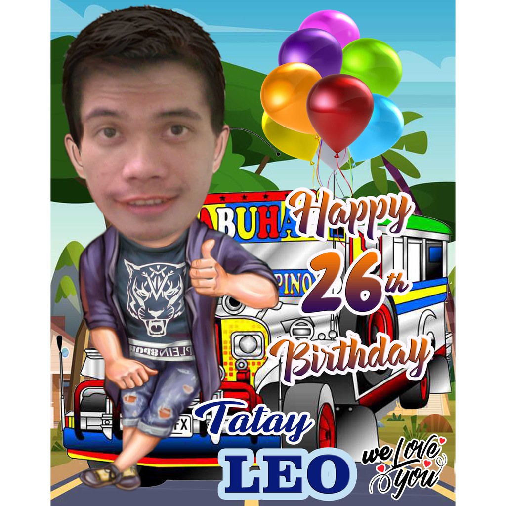 JEEPNEY DRIVER CAKE TOPPER /Jeep | Shopee Philippines