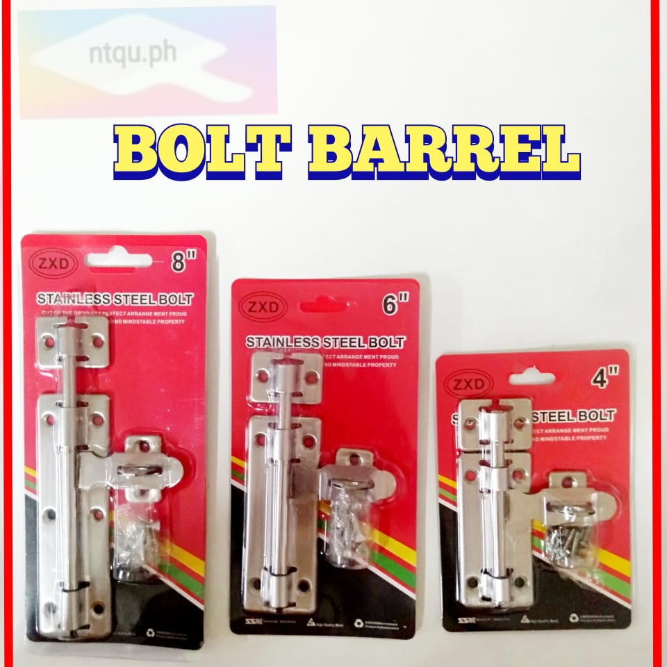MBT ZXD Stainless Steel bolt / Barrel Bolt (HEAVY DUTY) | Shopee ...