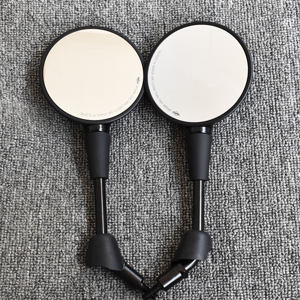 Motorcycle short-quality accessories Short pole Rearview Mirrors Chrome ...