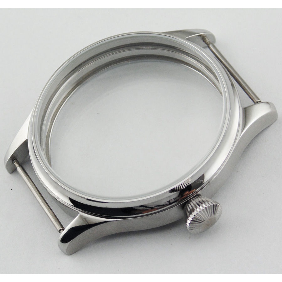 44mm Watch Case without crown 6497 Watch stainless steel case For ETA ...
