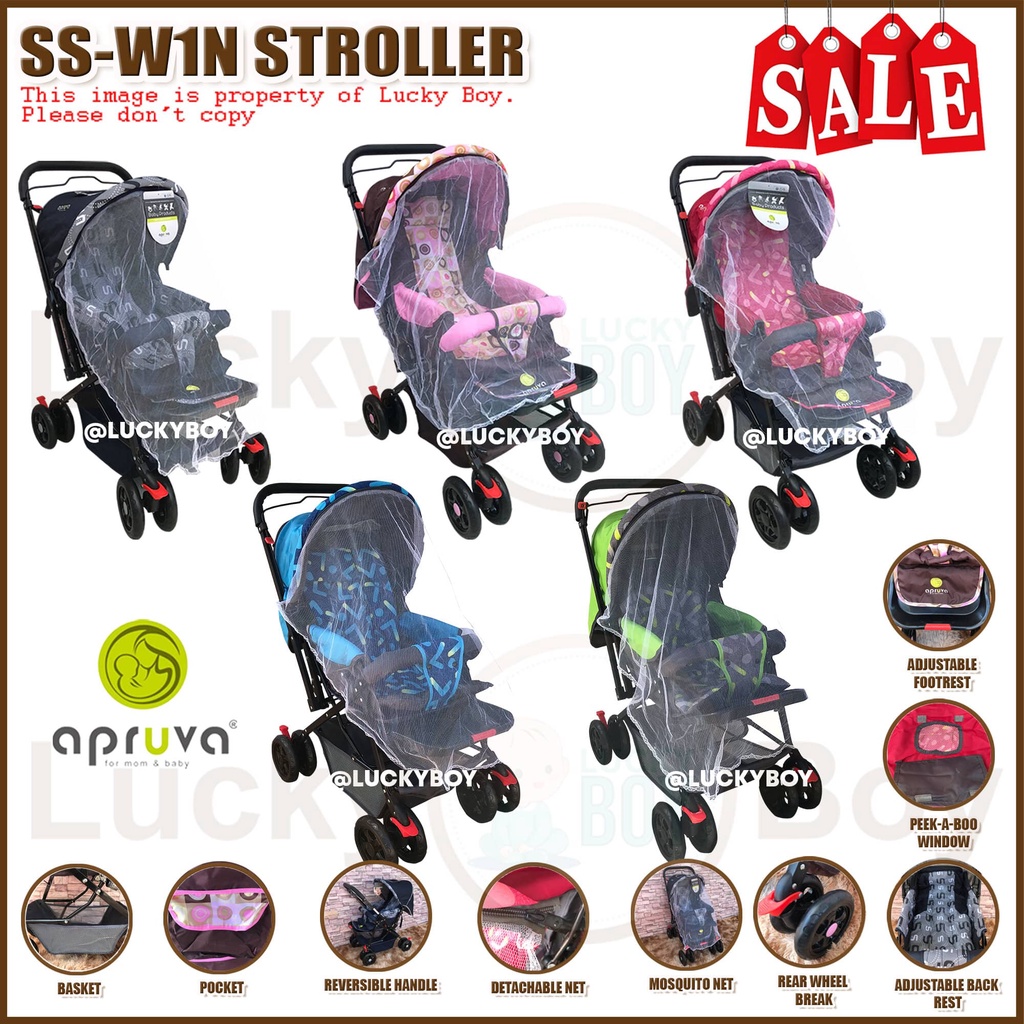 Apruva SS-W1N Multifunctional Stroller for Baby with Reversible Handle ...