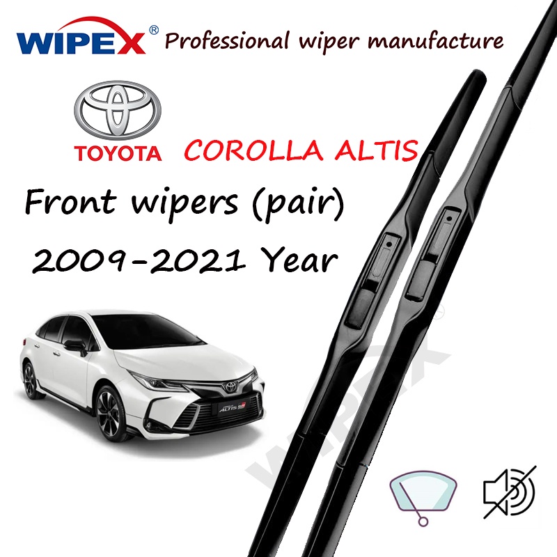 2020 Toyota Corolla Wiper Blade Size