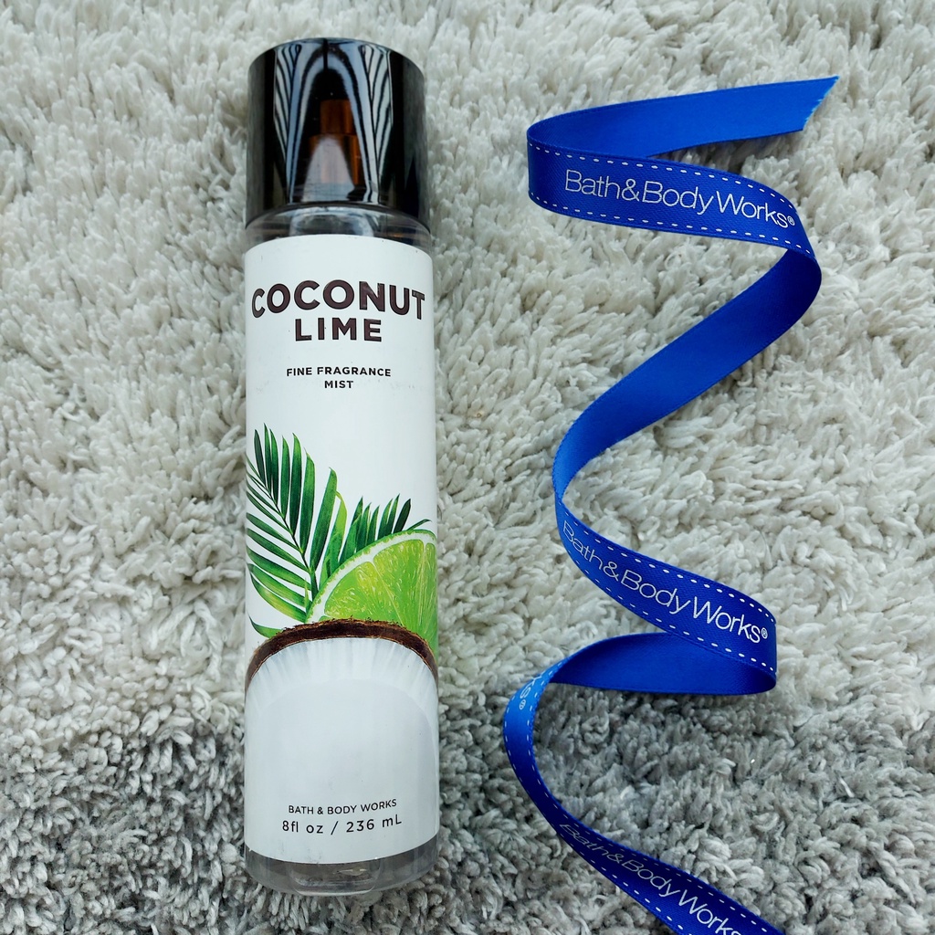 Original Bath & Body Works USA Coconut Lime Fine Fragrance Mist ...