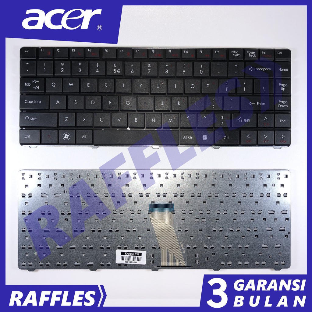Acer Aspire 4732z Keyboard, eMachines D525 D725, BLACK | Shopee Philippines