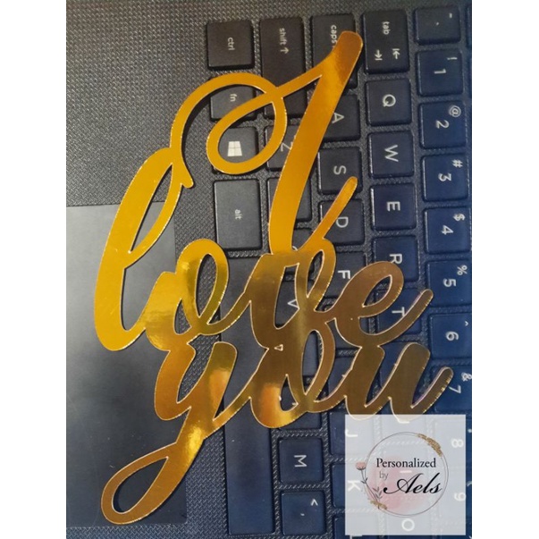 Personalized Cake Topper (Metallic) | Shopee Philippines