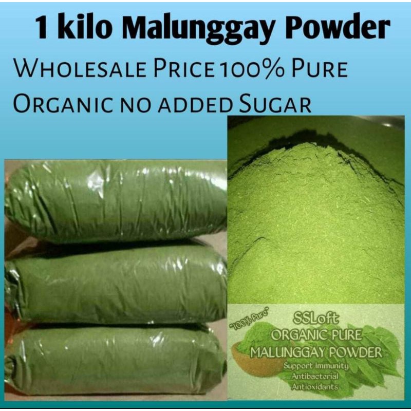 PURE ORGANIC MORINGA POWDER AND FLAKES | Shopee Philippines