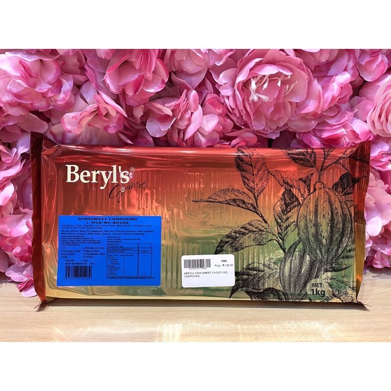 beryls chocolate dark choco compound white choco compound semi sweet ...