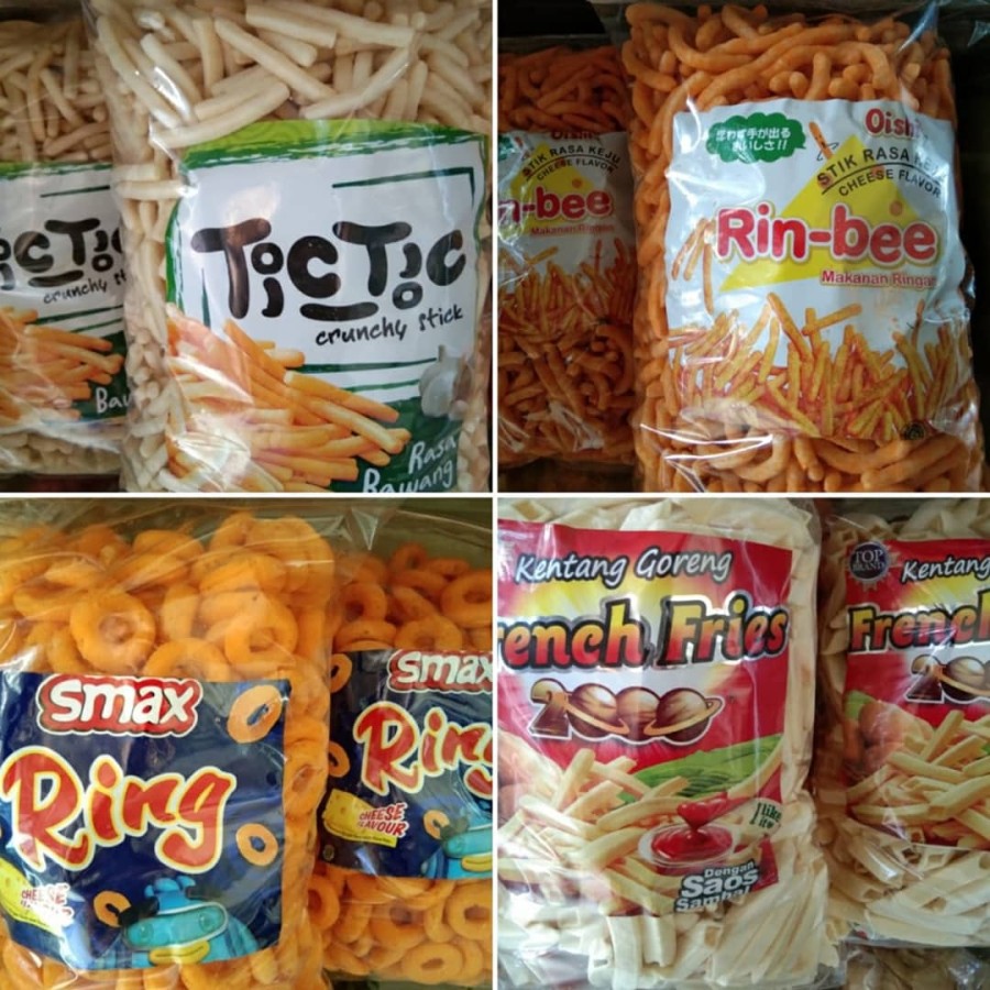 Snack Kiloan Snack Chitato Chikiball Jetz Lays Qtela Cheetoss Rinbee ...