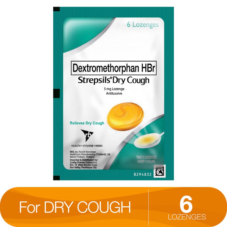 STREPSILS Dry Cough Lozenge 6s | Shopee Philippines