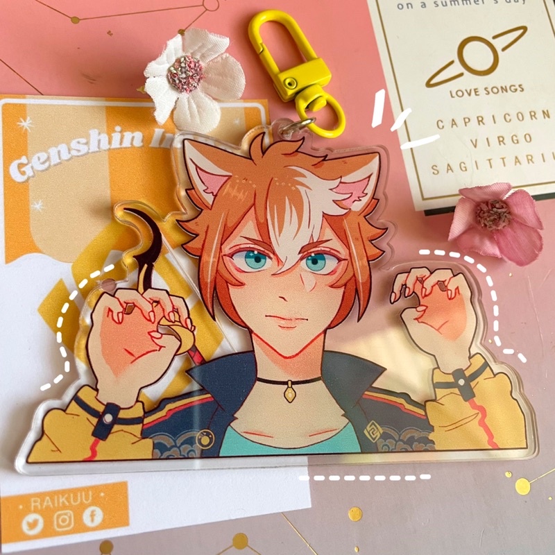 Genshin Impact Gorou Acrylic Keychain | Shopee Philippines