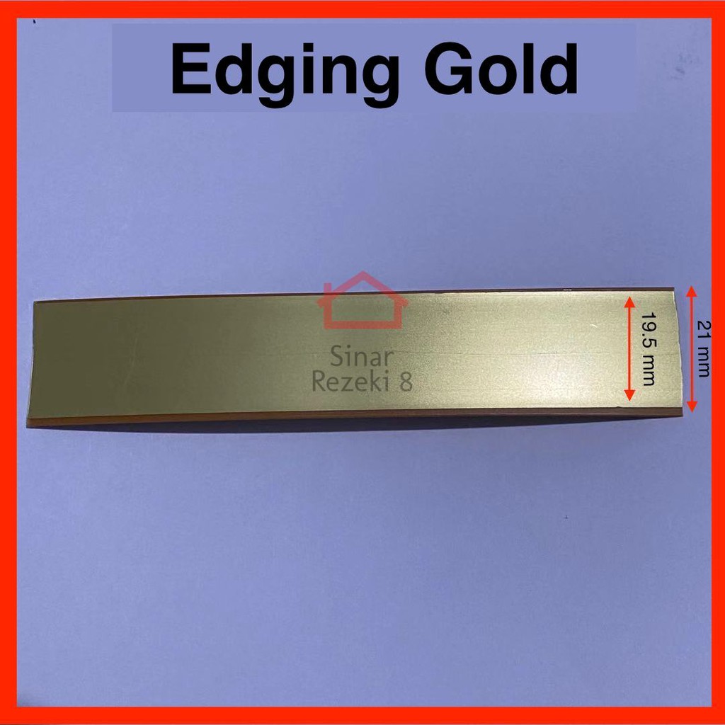 KAYU Gold HPL GOLD Edging taco Table Edge Wood Woodgrain taco PVC Table ...