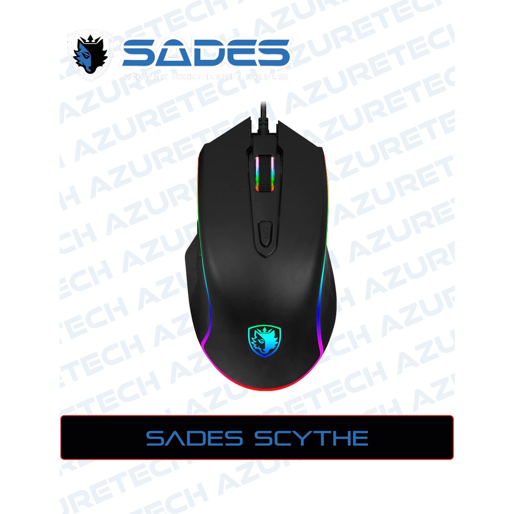 Sades Scythe RGB Gaming Mouse | Shopee Philippines