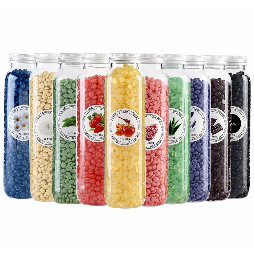 CHOCOLATE Stripless Depilatory Hard Wax Beans Pellet Waxing UnderArm ...