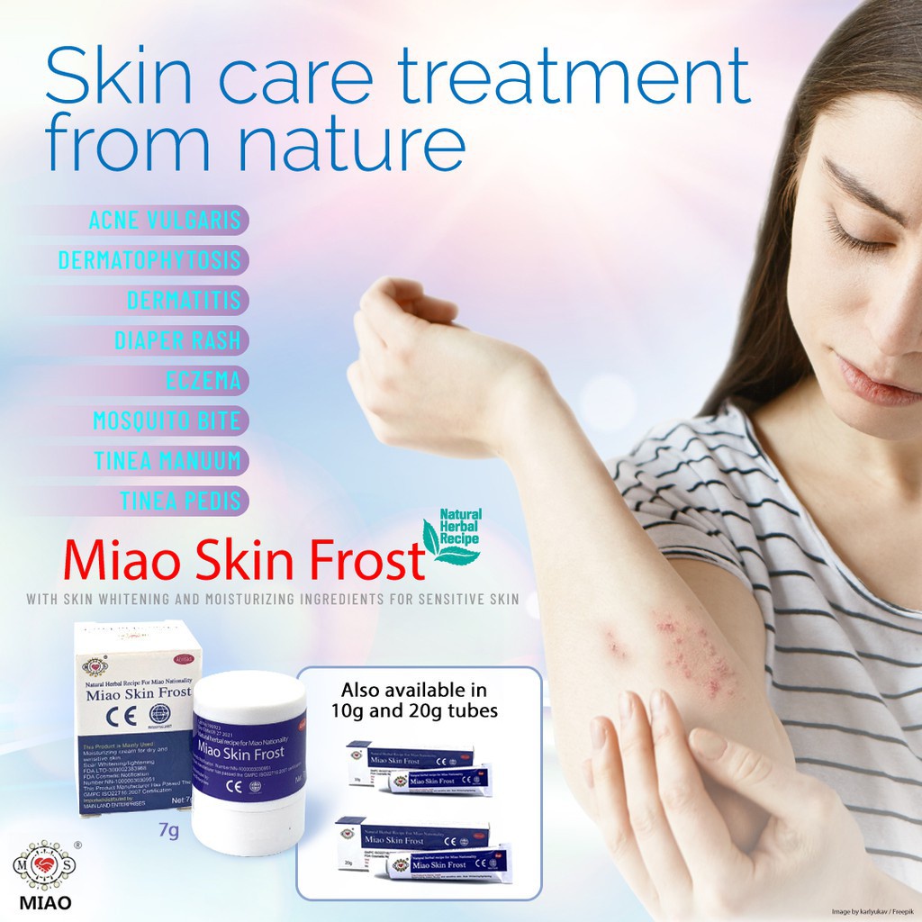 Miao Skin Frost 7g 10g 20g The nemesis of skin problems | Shopee ...