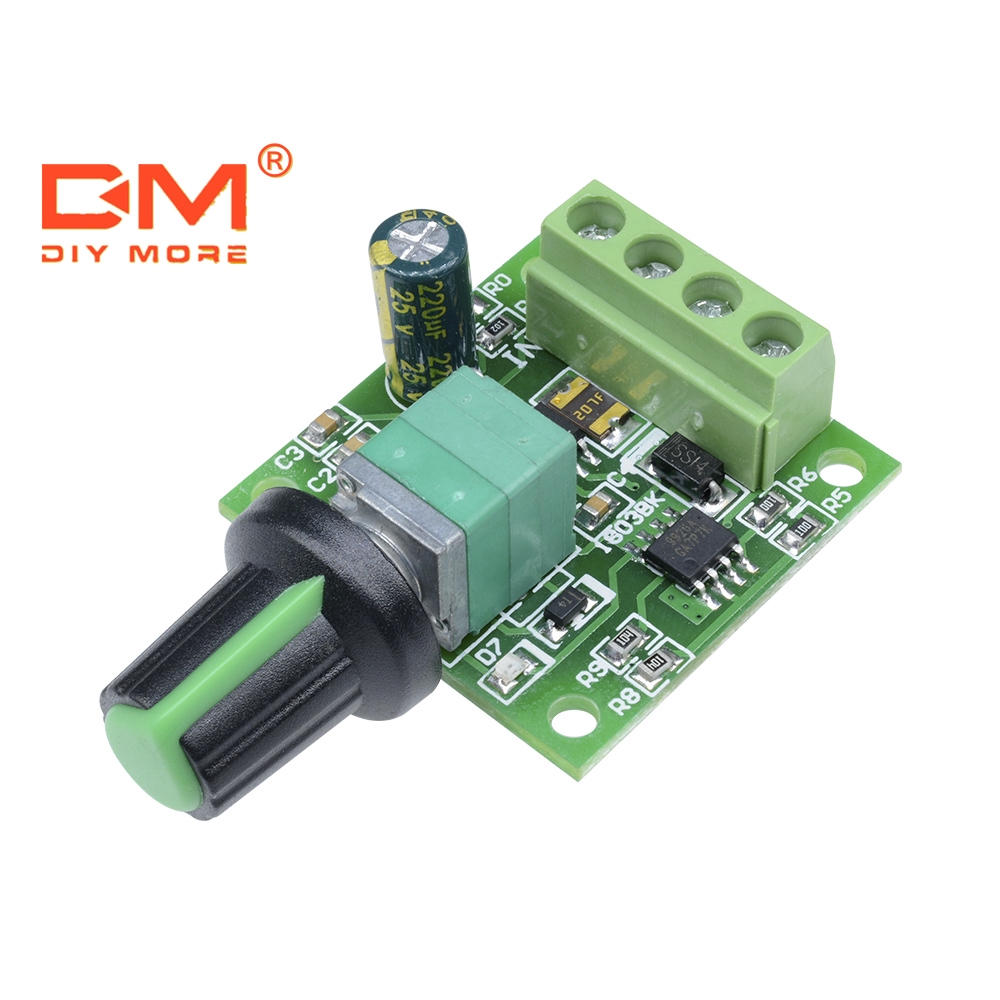 DIYMORE 30w 2a Pwm Dc Motor Speed Controller 1.8v-15v Adjustable 1803b ...